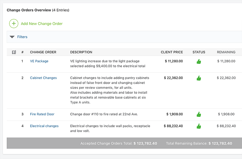Construction Change Order Software - UDA ConstructionOnline™